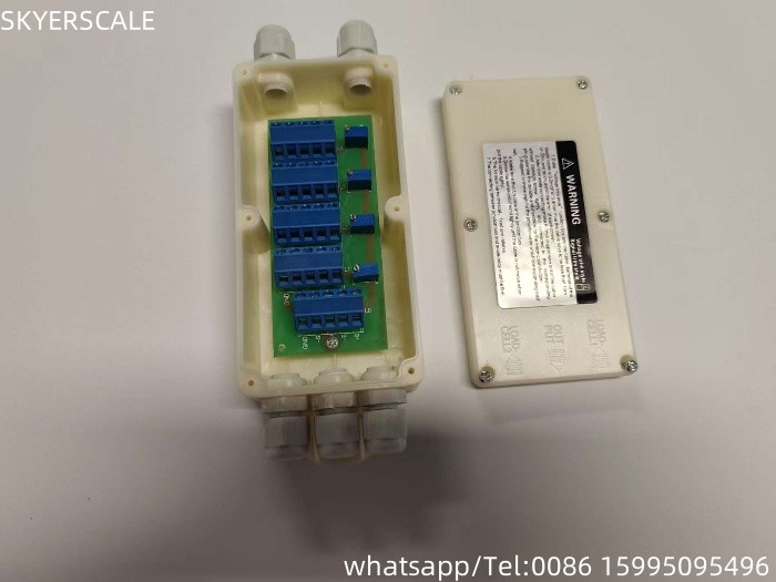 4 Wire Weight Plastic Load Cell Summing Box / Junction Box Untuk Skala ...